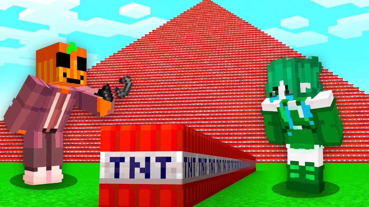 LLENÉ el MUNDO de MI AMIGA de TNT en Minecraft! - MineNest, Mine Nest