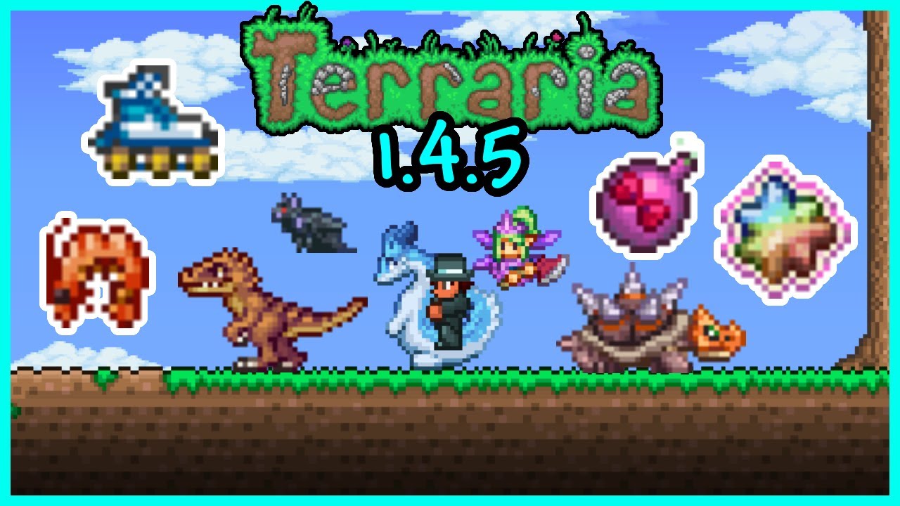 Terraria 1.4.5 - How To Get ALL NEW MOUNTS & PETS - MineNest, Mine Nest