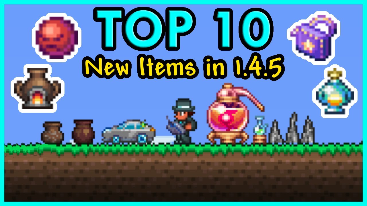 TOP 10 New Items Added in Terraria 1.4.5 - MineNest, Mine Nest