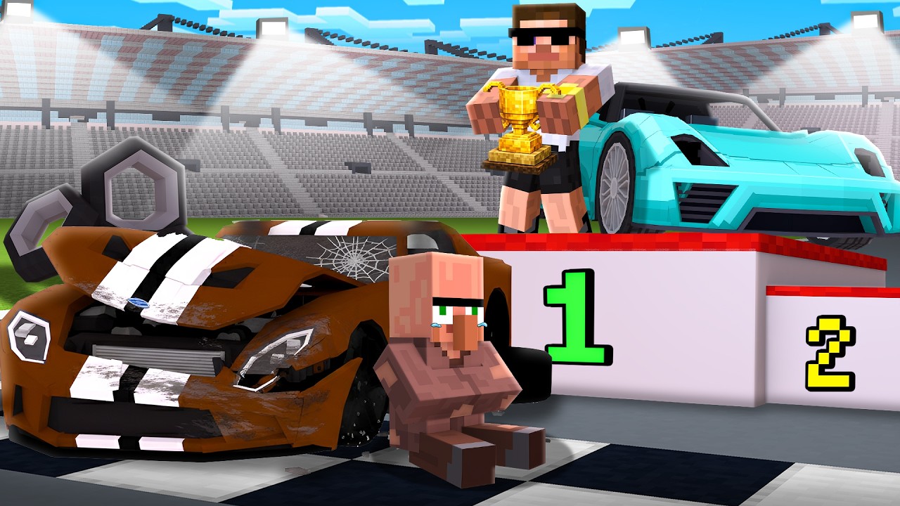 I Defeated Doorbin in Car Racing in Minecraft.. - MineNest, Mine Nest