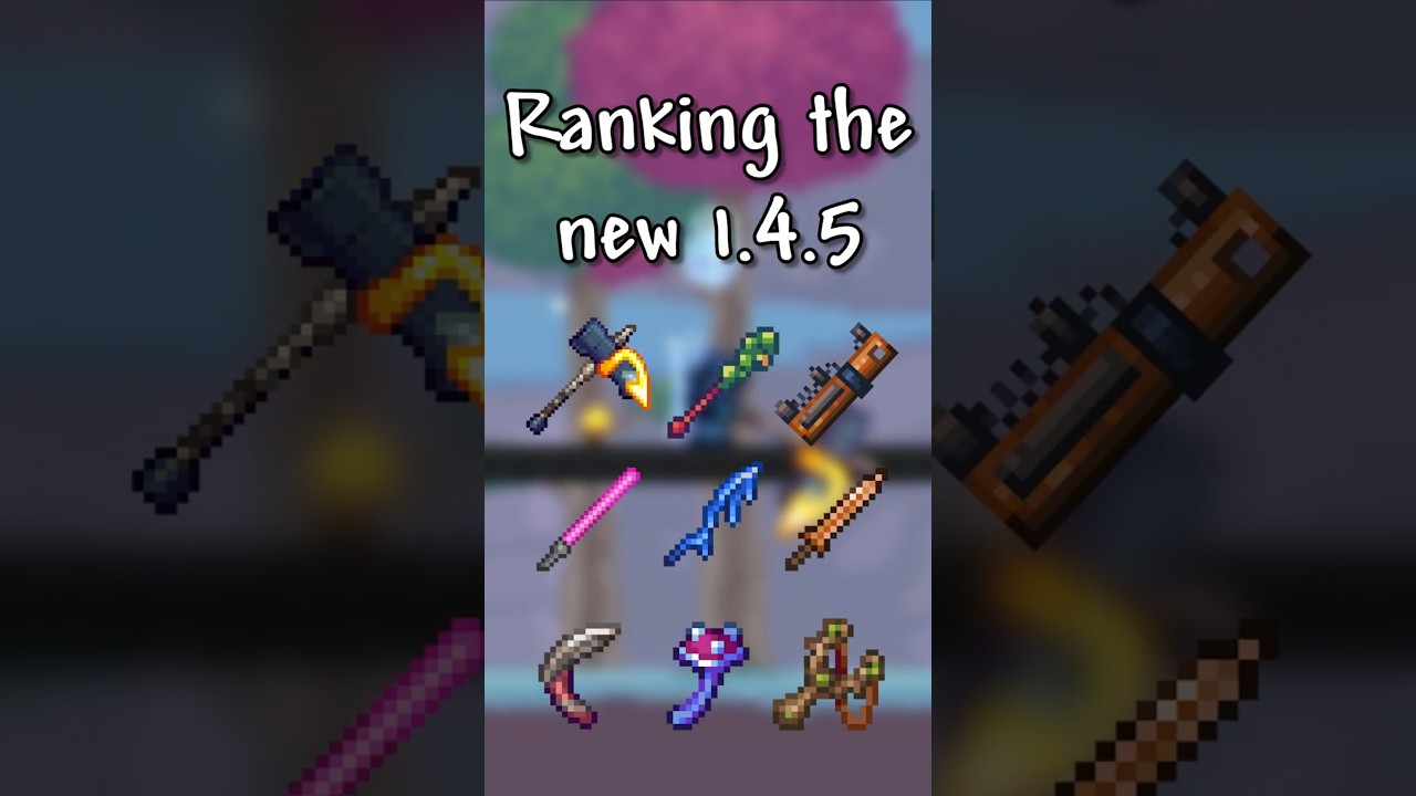 New 1.4.5 Terraria Weapon Tier List #foryoupage #terraria #fyp #viral # ...