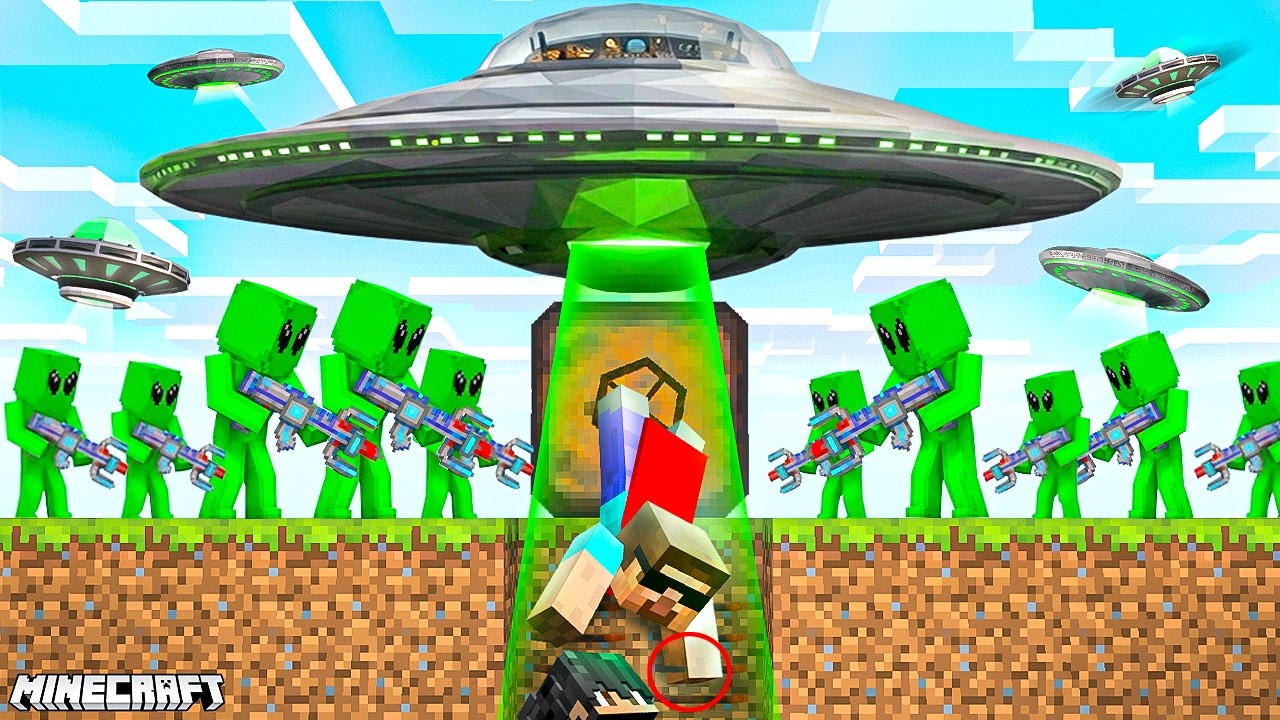 We Made a Doomsday Bunker to Survive Alien Attack in Minecraft ...