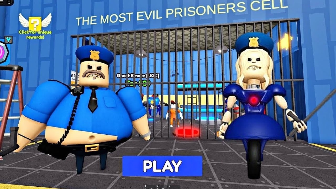 FREE ITEMS! POLICE BOY 2 PLAYER ESCAPE PRISON!! roblox! Gameplay ...