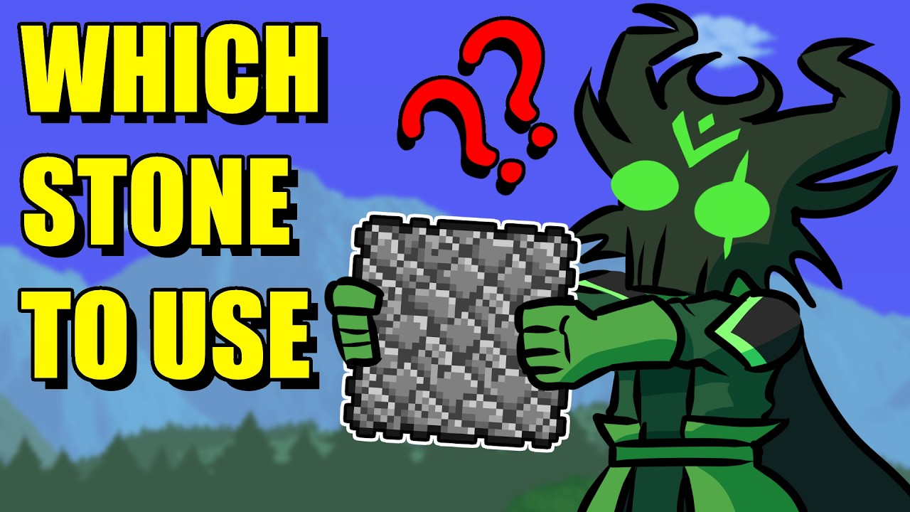 How to Pick Your Stone Blocks | Terraria 1.4.5 - MineNest, Mine Nest